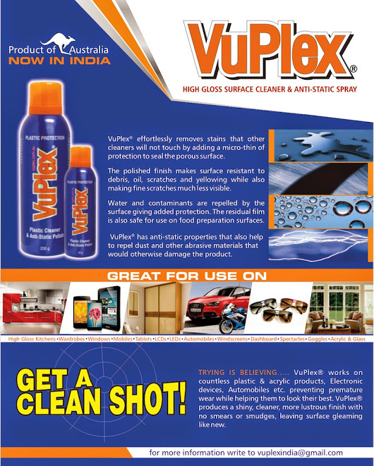 Plastic Cleaner Anti-Static Polish VuPlex® - solmer.co.uk